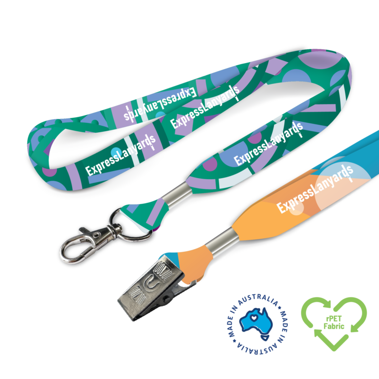 Local Sublimated Lanyard (rPET) Full Colour - Express Lanyards