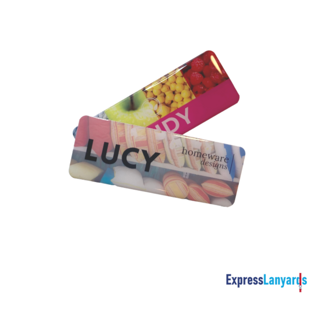 Australian Made staff badge epoxy resin dome finish | Express Lanyards