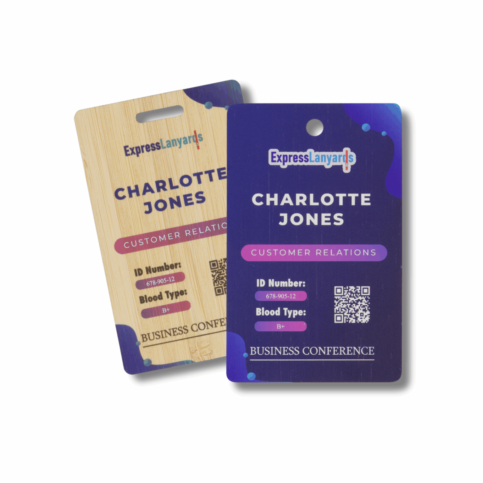 Event Badges - Conference Name Tags | Express Lanyards