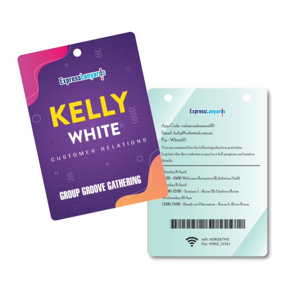 Conference Name Tags, Holders & Eco-friendly Badges | Express Lanyards