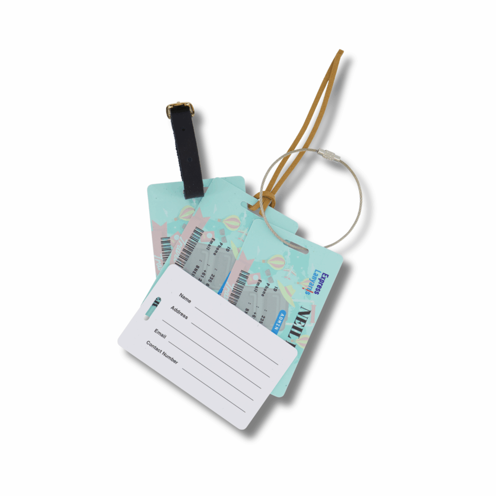 Custom Branded Luggage Tags | Logo Printing | Express Lanyards