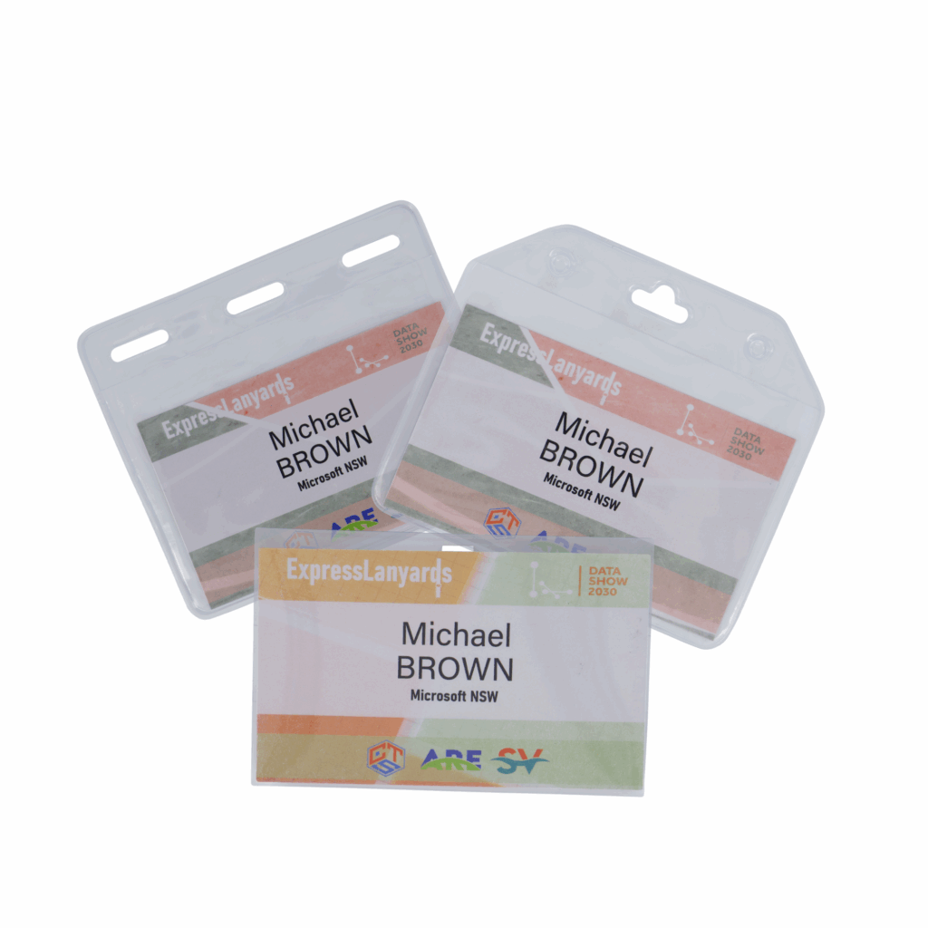 Conference Name Tag Holders | Custom Event Badges