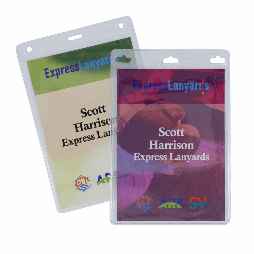 Ready to Wear Conference Name Tag 105 x 148mm Portrait - Express Lanyards