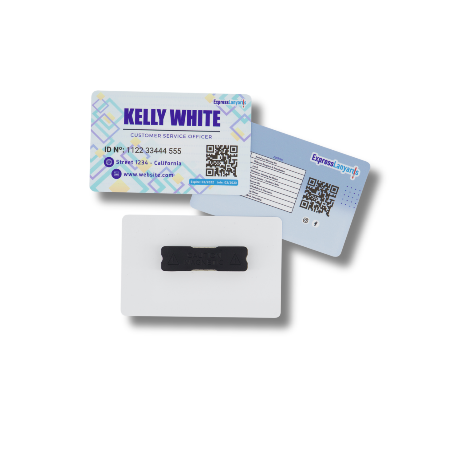 Event Badges and Conference Name Tags | Express Lanyards