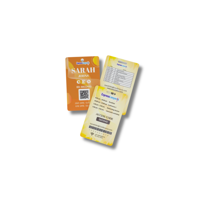Event Badges and Conference Name Tags | Express Lanyards